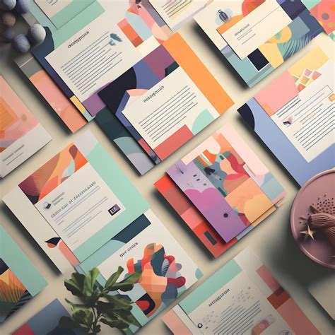 Premium Photo Creative Array Of Different Cv Styles Showcasing