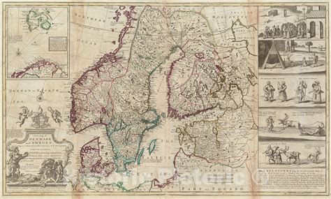 Sweden Map 1839 Antique Map Of Sweden And Norway By Wyld Wm22 Da