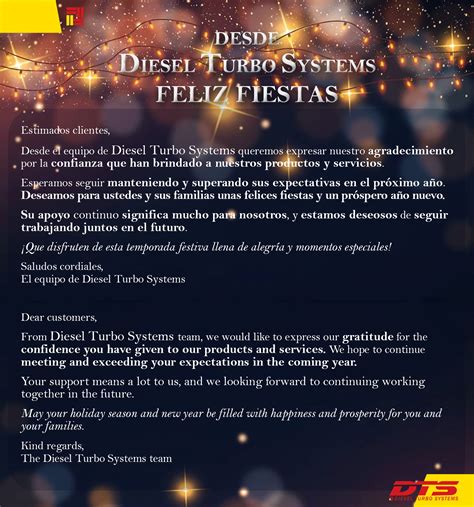 Happy Holidays 2023 Diesel Turbo Systems Alternators And Starters