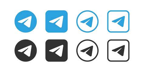 Telegram Logotype Popular Social Media Application Service For
