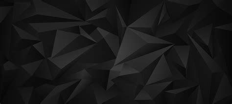 Fondo Geométrico Negro Bajo Poli 1225154 Vector En Vecteezy