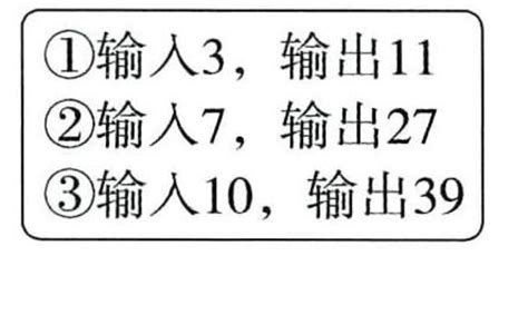 如图 亮亮在计算机课上编制了一个计算小程序 输入一个数后 小程序通过计算会输出另一个数 请根据发现的规律解决以下问题 输入 输出 如果输入a 那么输出 百度教育