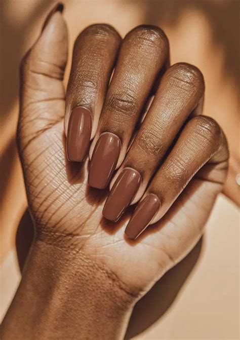 Fall Nail Colors For Dark Skin 2025 Best Autumn Tones