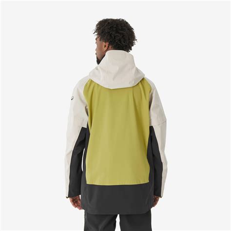 Giacca Sci E Snowboard Uomo 900 Verde Beige Dreamscape Decathlon