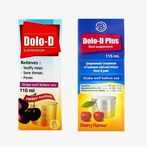 Comparison Of The Difference Between Dolo D And Dolo D Plus Syrup For Allergy Relief