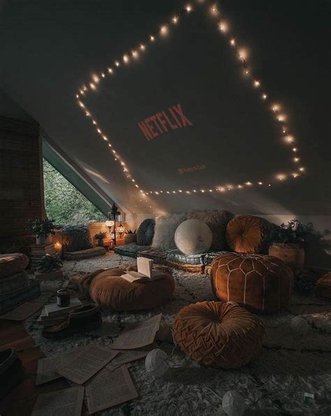 Cozy Movie Room Movie Room Decor Bohemian Bedroom Decor Movie Bedroom