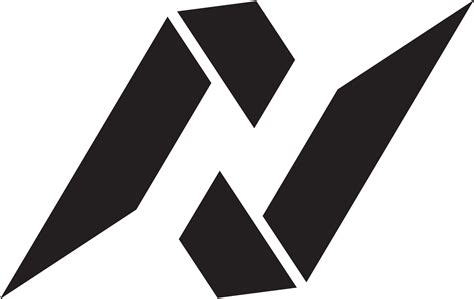 Abstract Two Lines Logo Illustration In Trendy And Minimal Style