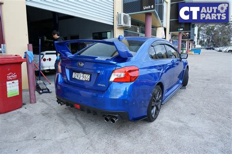 Cs Style Rear Bumper Lip Rear Pod For 14 21 Subaru Wrx Sti Va Charge