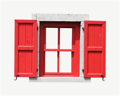 Red Window Isolated Graphic Psd Premium Psd Rawpixel