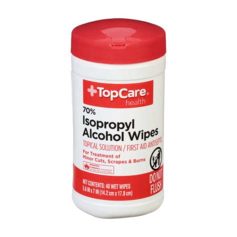 Topcare Wipes 70 Isopropyl Alcohol