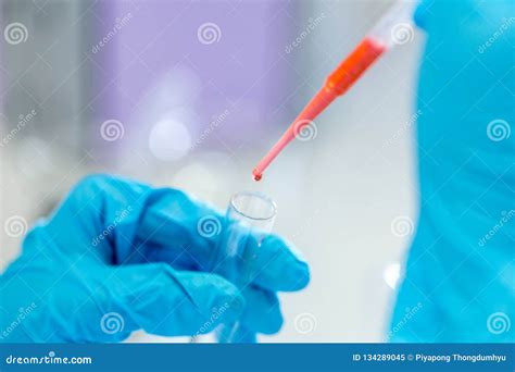 Biochemical Analysis And Chemical Analysis In Lab Stock Image Image