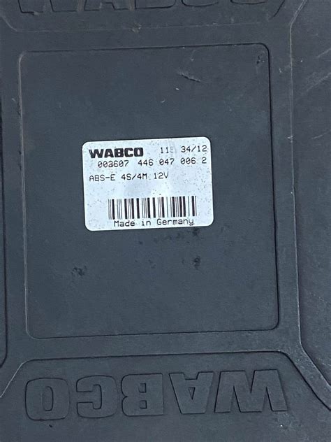 Wabco Abs Control Module For Sale Hialeah Fl 4660470062