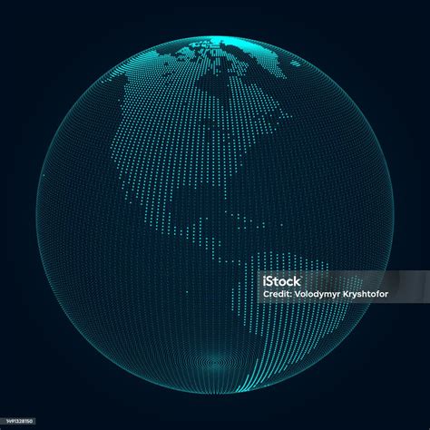Planet Earth World Wide Web World Map 3d Vector Illustration Stock Illustration Download Image
