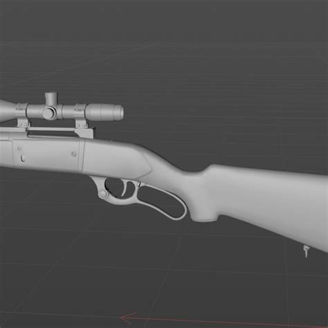 Obj File Us Savage Model99 Rifle Digital Model Material 🗺️ ・3d Printable Model To Download・cults