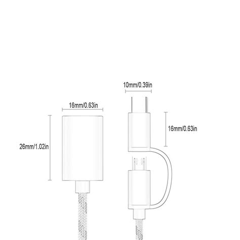 Android Type C One To Two Conversion Cable Android Grandado