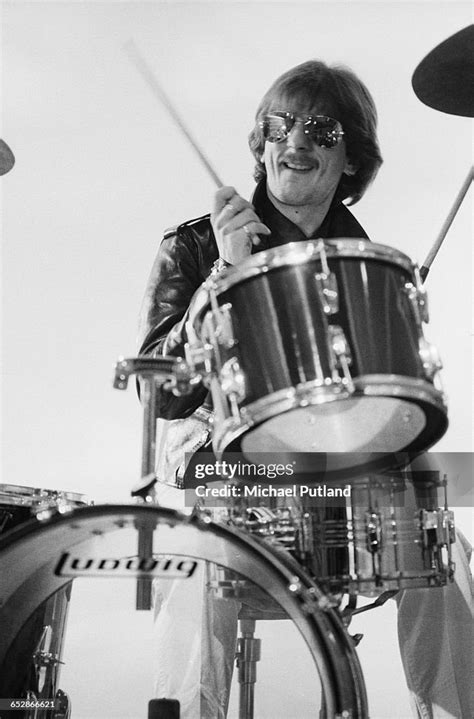 Drummer Dave Holland Of British Heavy Metal Band Judas Priest At The