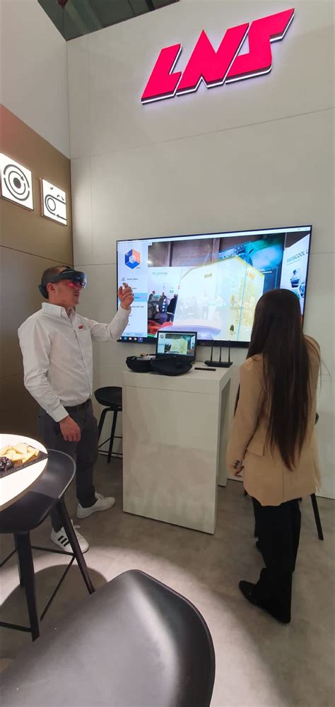 Last Day For Lns Europe At Innoteq Take A Look At Our Mixed Reality Setup To Interact With Our