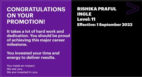 Rishika Ingle On Linkedin Happy To Share That I Have Been Fast Track