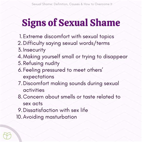 Ways To Overcome Sexual Shame