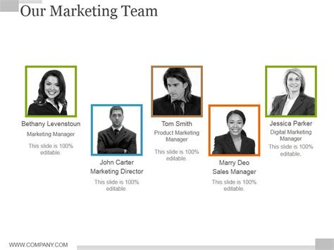 Our Marketing Team Ppt Powerpoint Presentation Summary Format