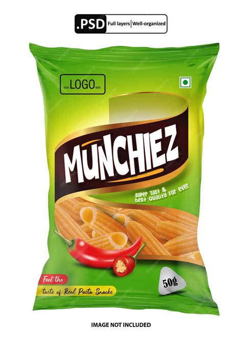 Premium Psd Snack Chips Package Designs Pack Fryums Snacks Packaging