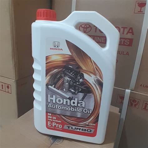 Jual Oli Honda E Pro Turbo Sn Fully Synthetic 0w 20 4l Original Jakarta Barat Auto Jaya Oli