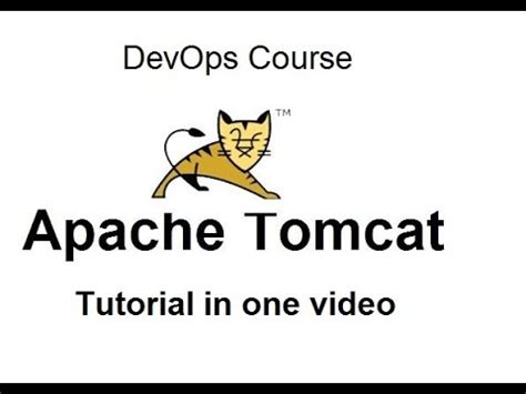 Tomcat Server Tutorial In One Video DevOps Tutorial For Beginners YouTube