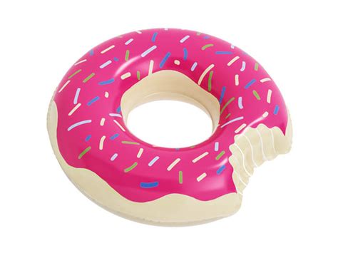Donut Strawberry Quality Affordable Inflatable Blow Up Pool Float