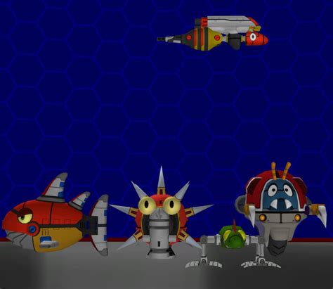 Model Dl Sonic Enemies By Wolfblade111 On Deviantart
