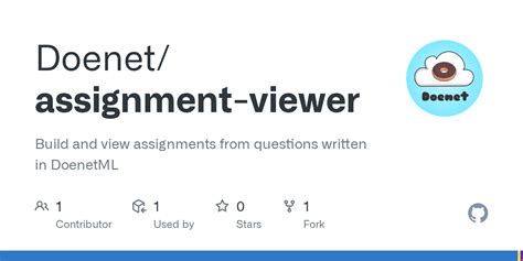 Github Doenetassignment Builder Build And View Assignments From
