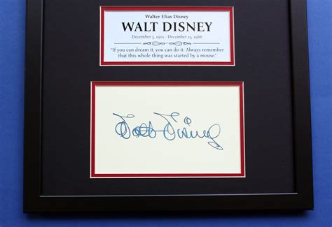 Walt Disney Autograph Auction