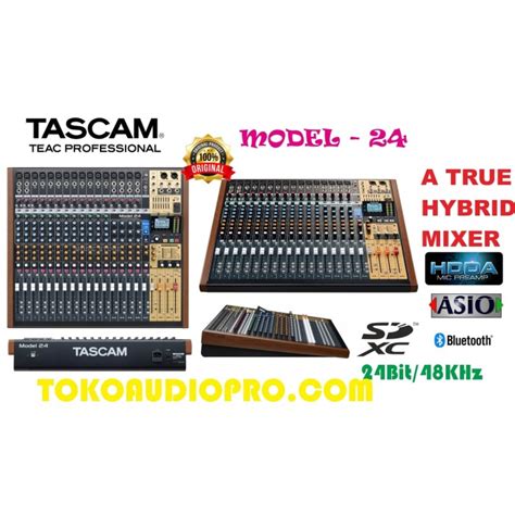 Jual Mixer Tascam Model 24 Multi Track Live Recording Mixing Console Di