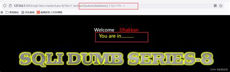Sql注入之bool盲注
