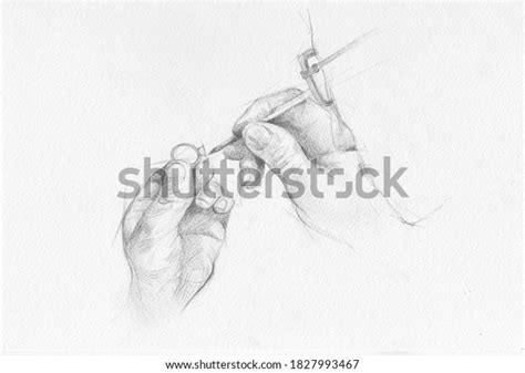 Goldsmiths Hand Drawn Illustration On White Stock Illustration