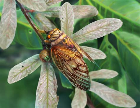47 Million Year Old Cicada Fossil Found In Messel Pit