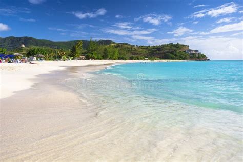 Tropical Beach At Antigua Island In The Caribbean Stock Image Image