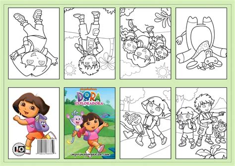 Libritos De Colorear De Dibujos Animados Imprime Y Organiza Libros