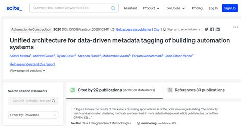 Unified Architecture For Data Driven Metadata Tagging Of Building