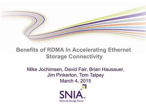 Pdf Benefits Of Rdma In Accelerating Ethernet Storage Connectivity · 2019 12 21 · Benefits