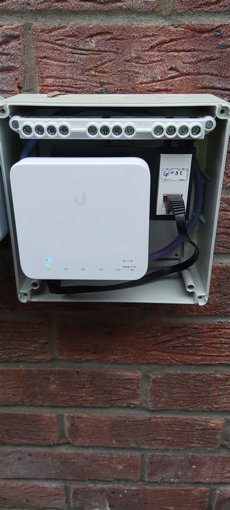 Ubiquiti Unifi Flex Switch Mount For Junction Box By Proffalken Download Free STL Model