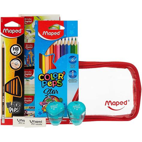 Maped Stationery School Kit Multicolor Mdpsch Kit06 Online At Best Price Lulu Uae
