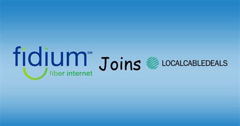 Fidium Fiber Joins Local Cable Deals Digpu News