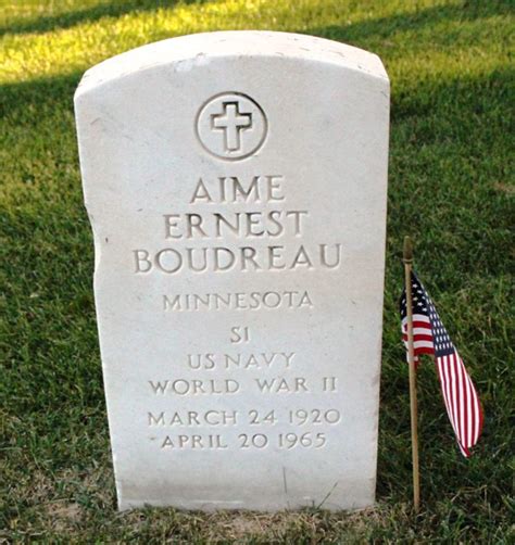 Aime Ernest “buzz” Boudreau 1920 1965 Find A Grave Memorial