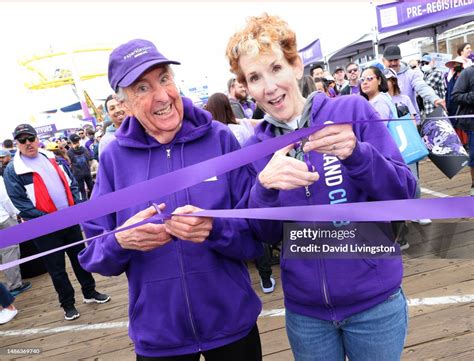 Eric Idle And Kitty Swink Attend Pancans Purplestride Los Angeles News Photo Getty Images