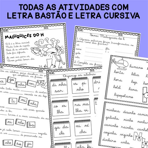 ATIVIDADE NH LH CH Lojinha Criar Recriar Ensinar ATIVIDADE NH LH CH Lojinha Criar Recriar Ensinar