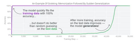 Grokking In Machine Learning When Stochastic Parrots Build Models