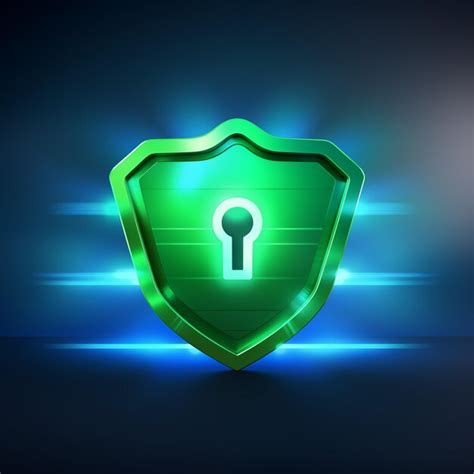 shielded security premium ai generated image