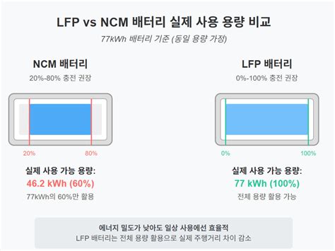 Lfp Vs Ncm 전기차 배터리 비교