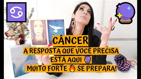 CÂncer ♋️ Que Leitura Linda 🥰💖 Chorei 🥺 A Resposta Que Precisa EstÁ