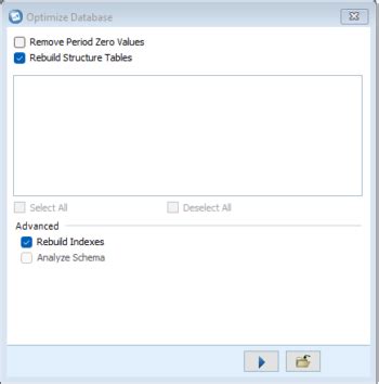 How To Run An Internal Database Optimise In IBM Cognos Controller Aramar
